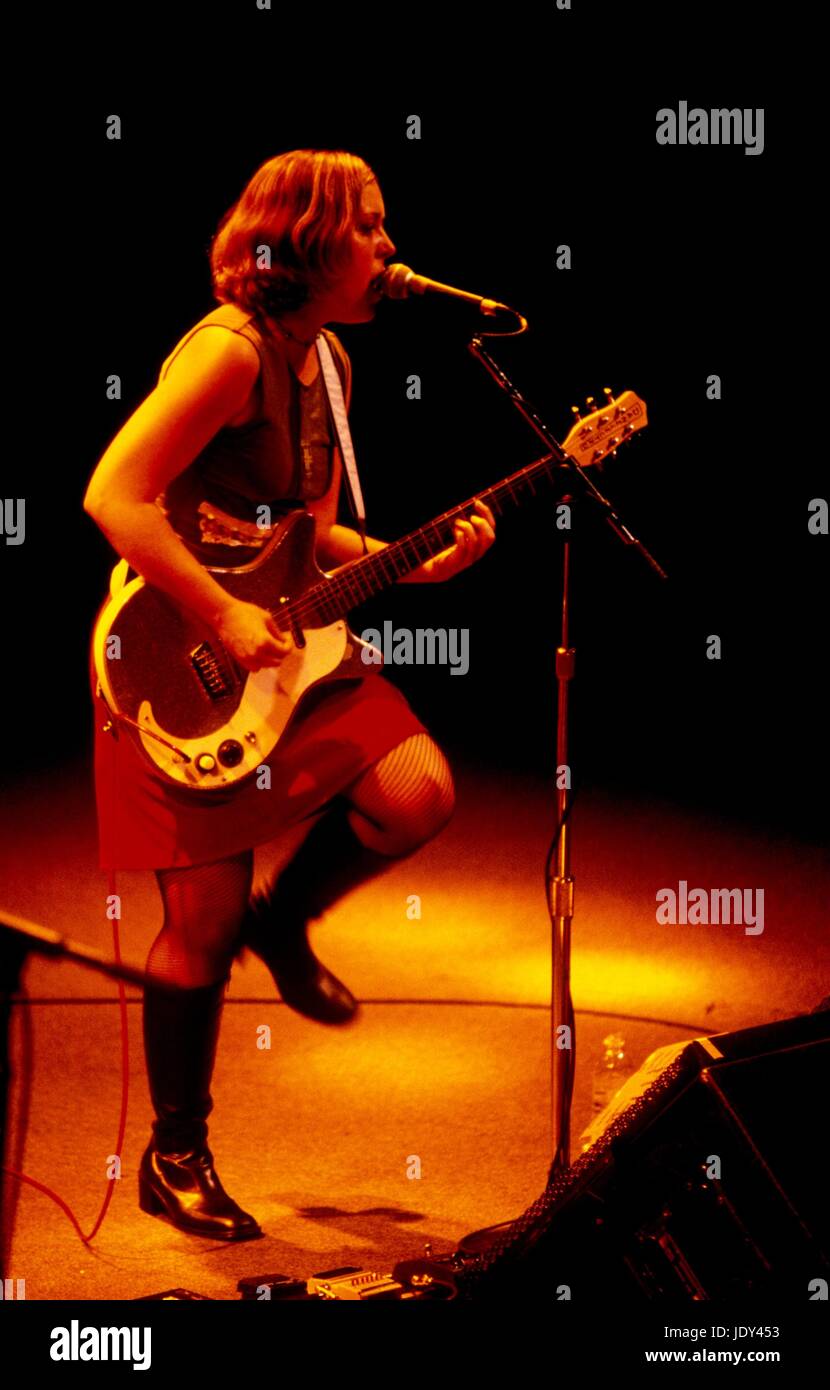 Sleater-Kinney (Corin Tucker) performing in California, September 23 ...
