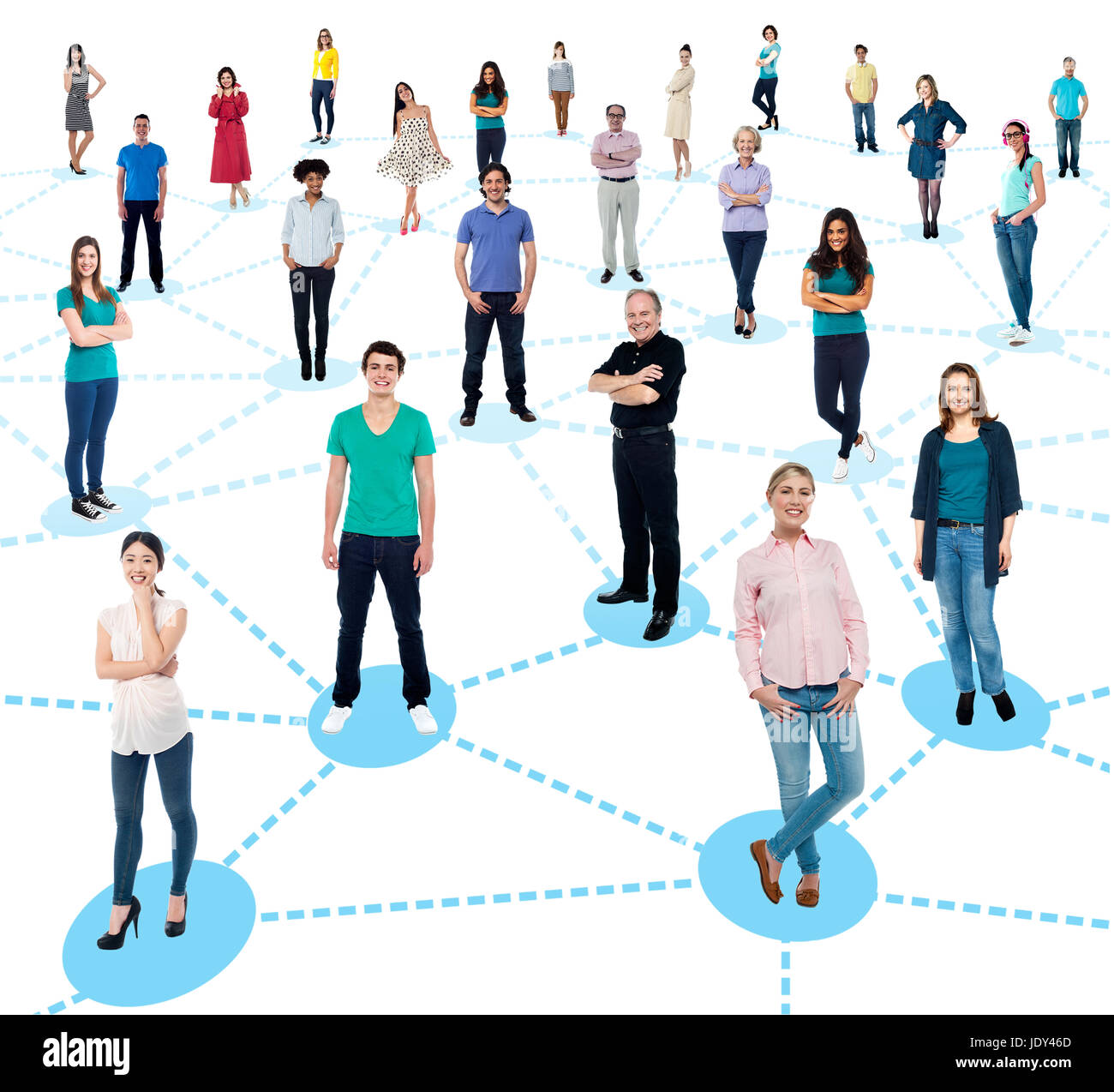 Welcome to people's network Stock Photo - Alamy