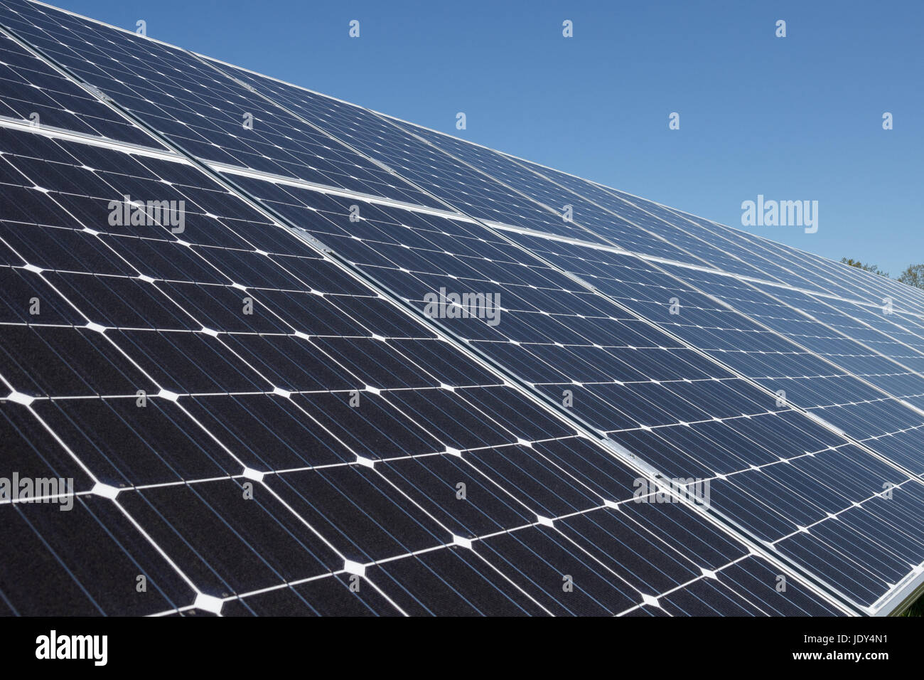 A set of dark blue solar panels Stock Photo - Alamy