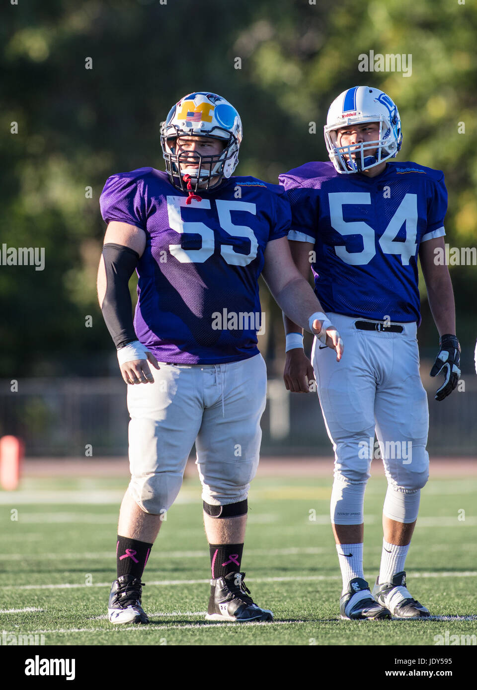 NORCAL Lions Club Football All Stars game in Oroville, California Stock ...