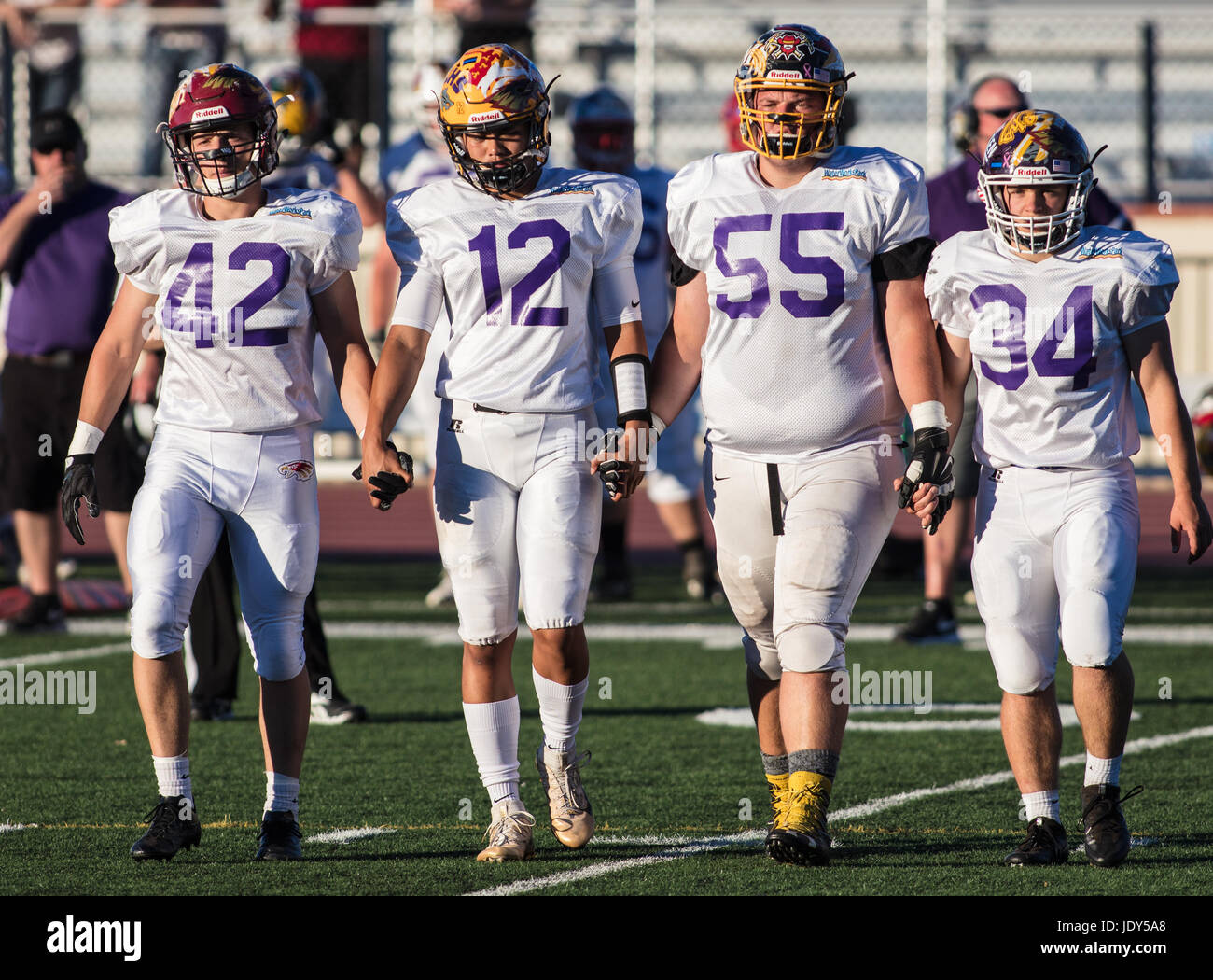 NORCAL Lions Club Football All Stars game in Oroville, California Stock ...