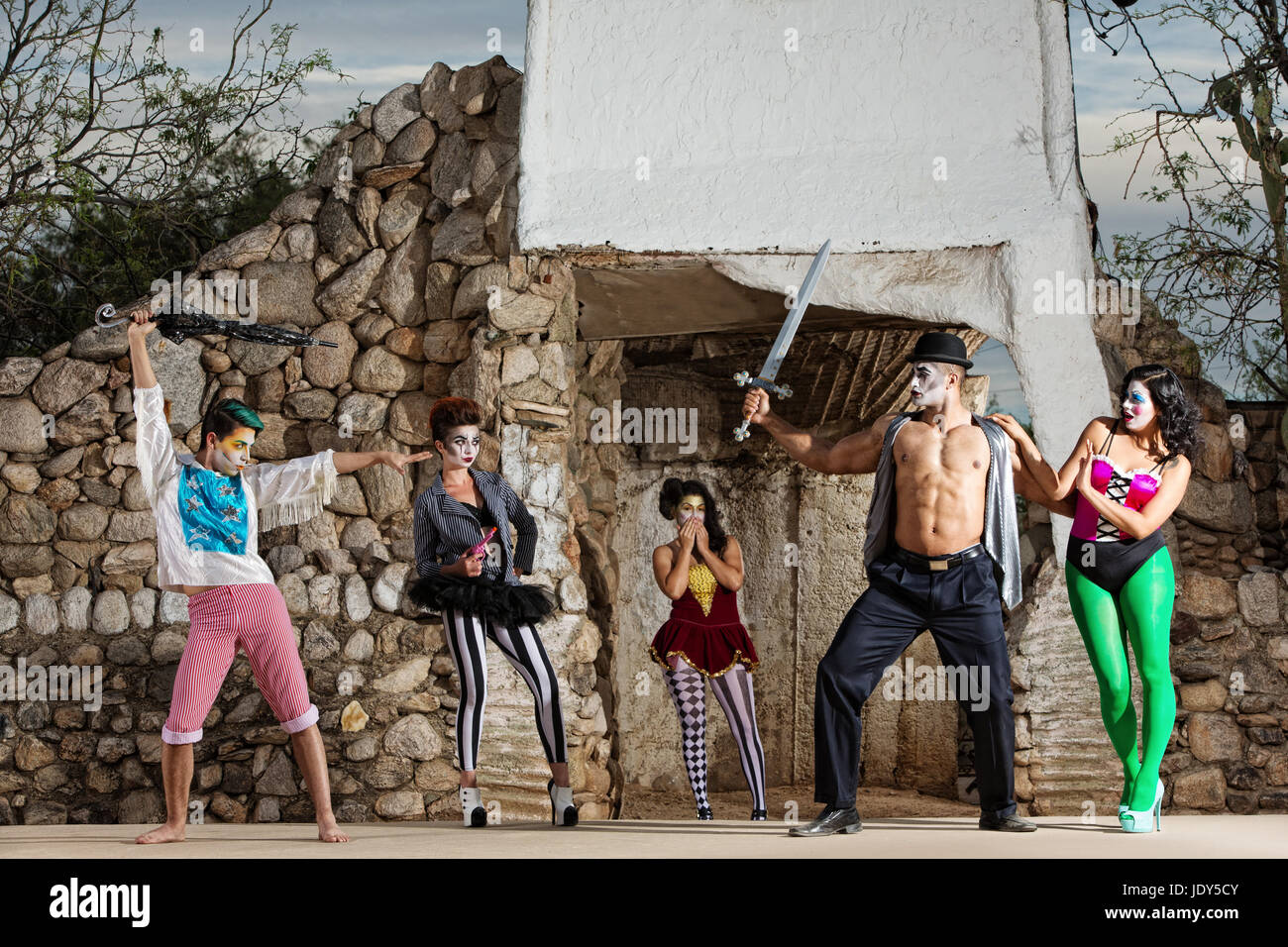 Stage combat theater hi-res stock photography and images - Alamy