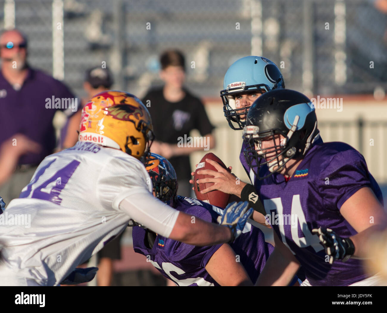 NORCAL Lions Club Football All Stars game in Oroville, California Stock ...