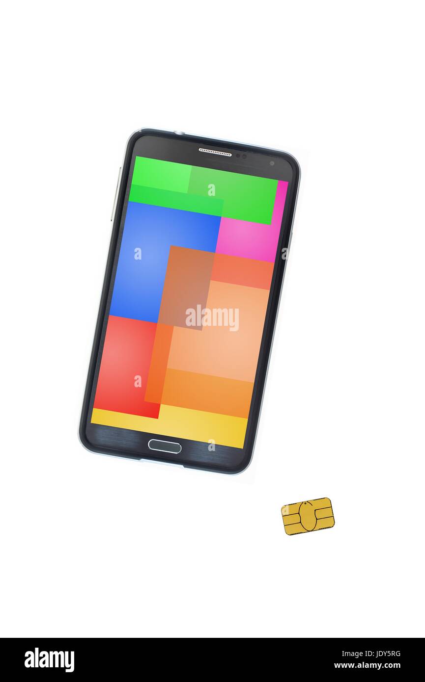 A close up shot of a sim card Stock Photo - Alamy