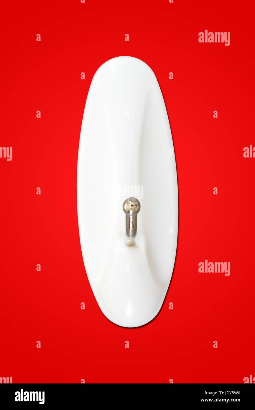 A close up shot of a picture hook Stock Photo - Alamy