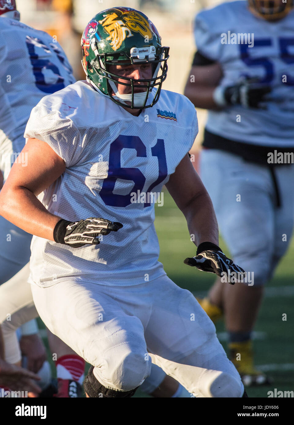 NORCAL Lions Club Football All Stars game in Oroville, California Stock ...
