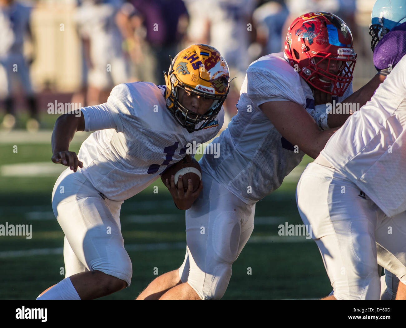 NORCAL Lions Club Football All Stars game in Oroville, California Stock ...