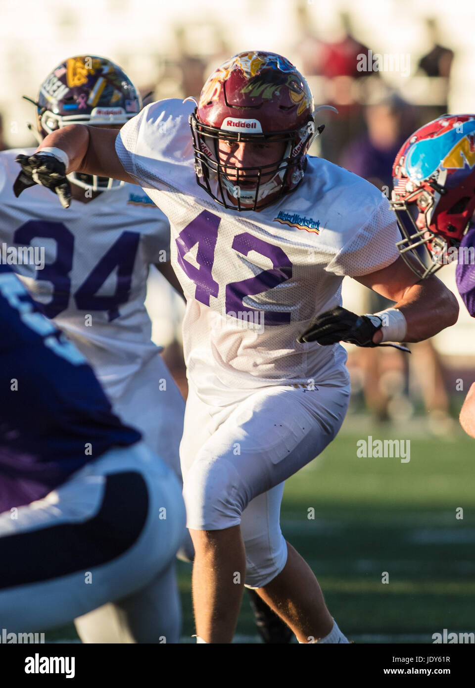 NORCAL Lions Club Football All Stars game in Oroville, California Stock ...