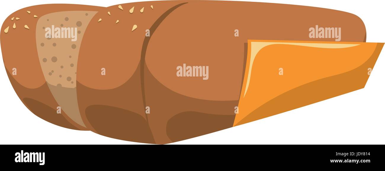 Hot dog bread icon vector illustration graphic design Stock Vector ...