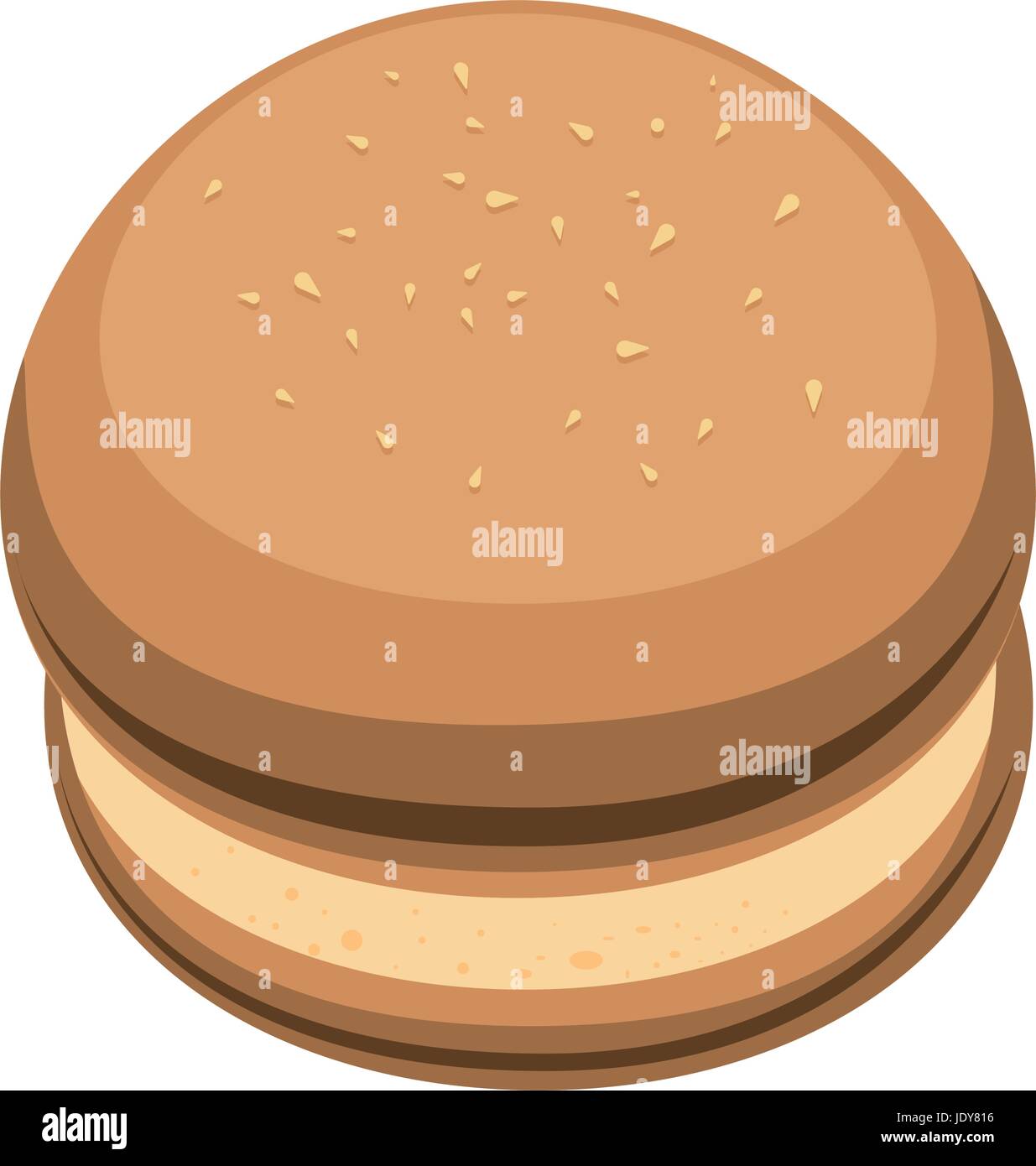 Hamburger bread product icon vector illustration graphic design Stock ...