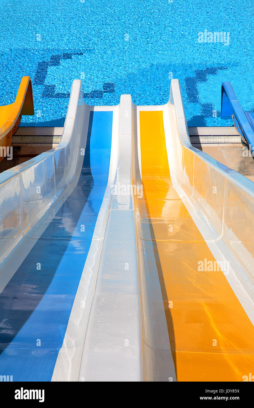 Water slide aquapark vertical hi-res stock photography and images - Alamy