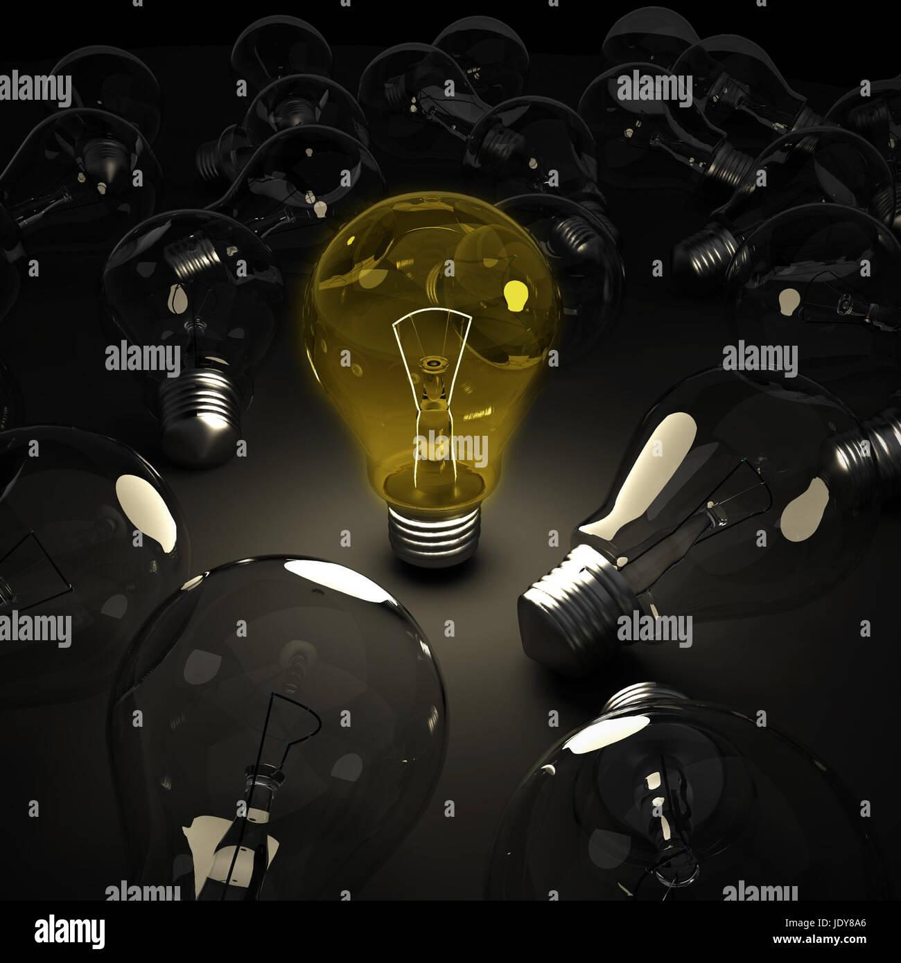 Glowing lamp among other hi-res stock photography and images - Alamy