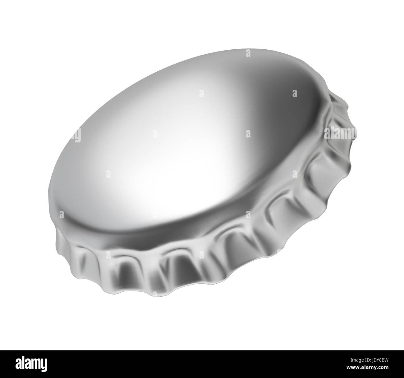 Bottle cap. 3d illustration on white background Stock Photo - Alamy