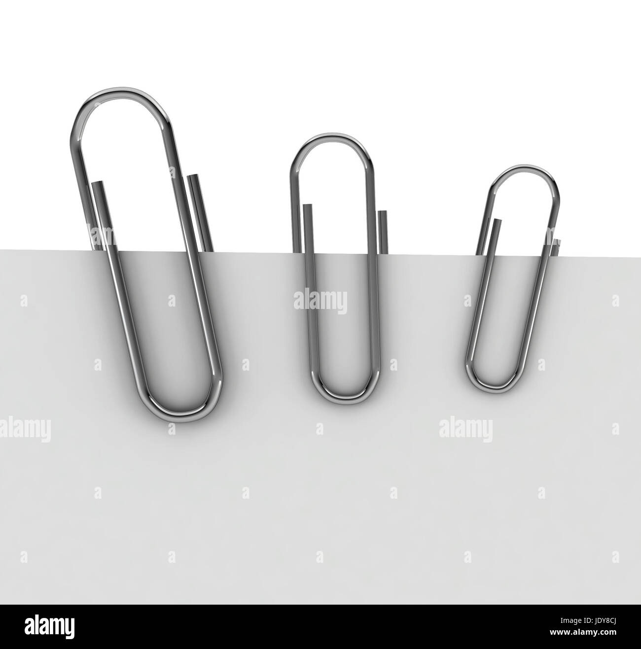3d render paperclip hi-res stock photography and images - Alamy