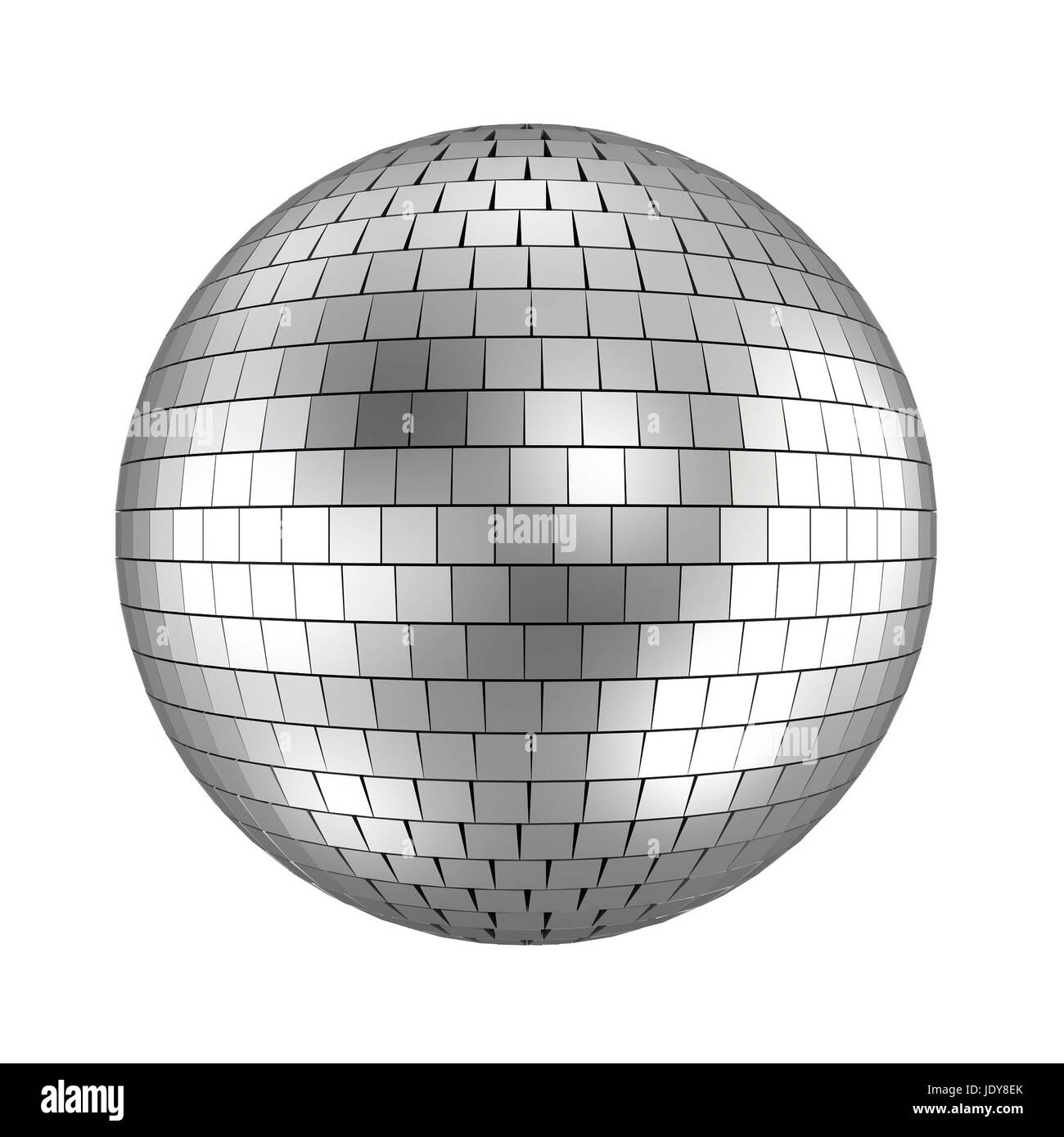 disco ball - 3d render on white Stock Photo - Alamy