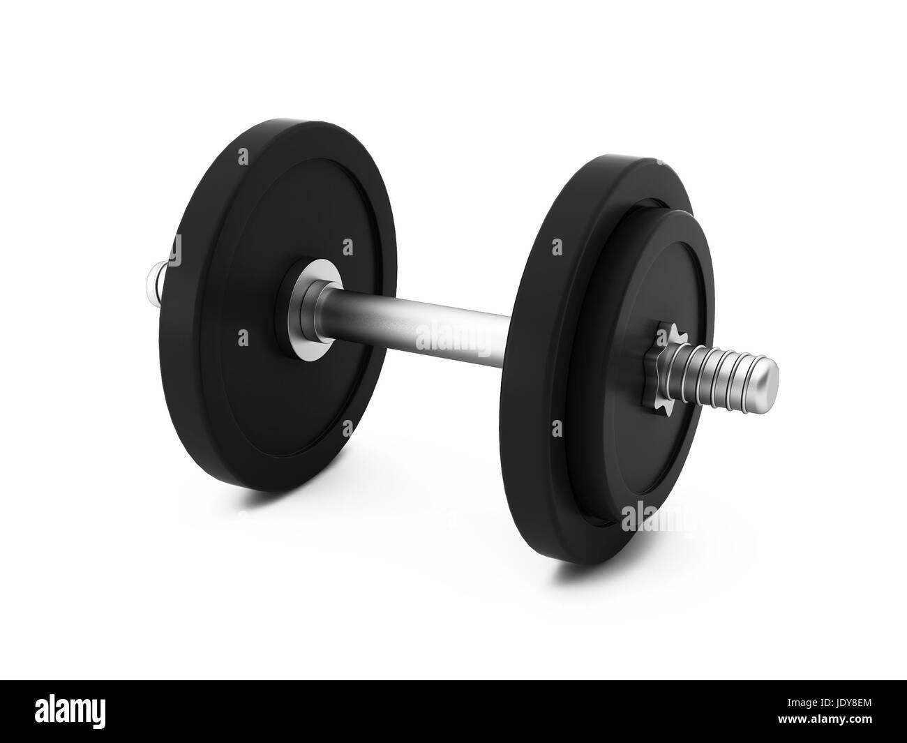 Man home dumbbell Cut Out Stock Images & Pictures - Alamy