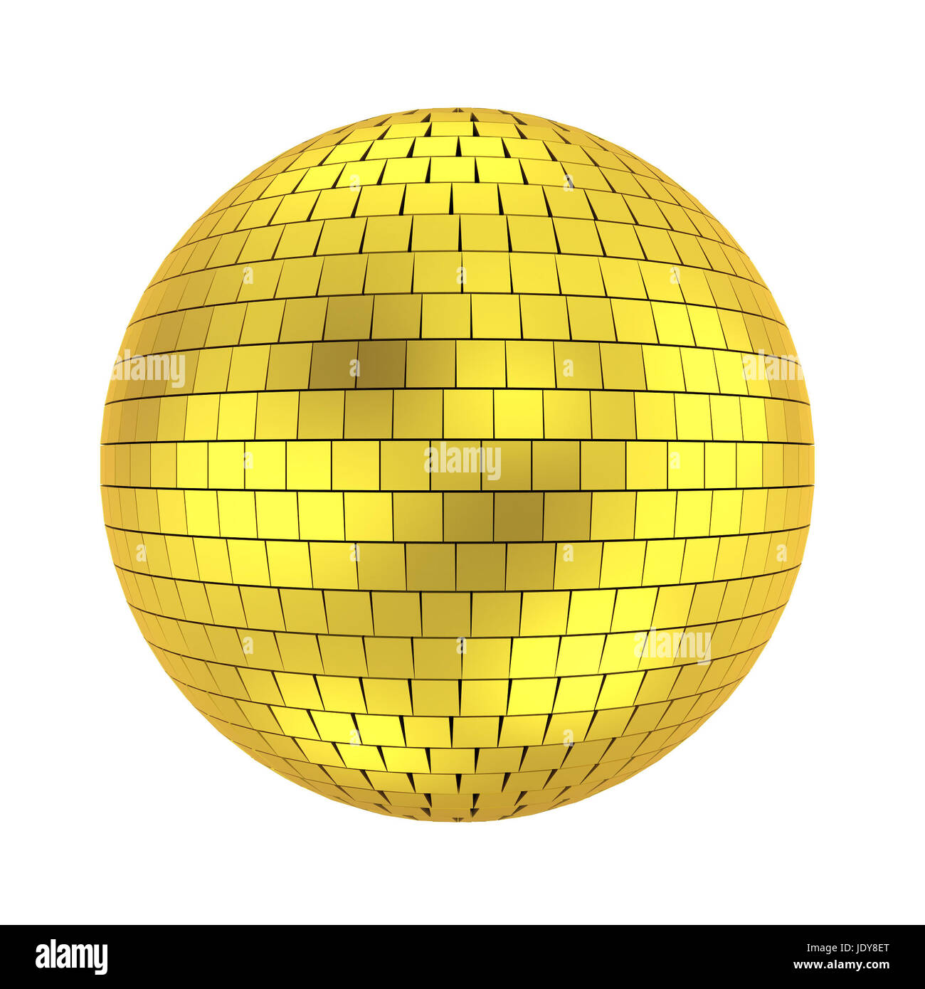 disco ball - 3d render on white Stock Photo - Alamy