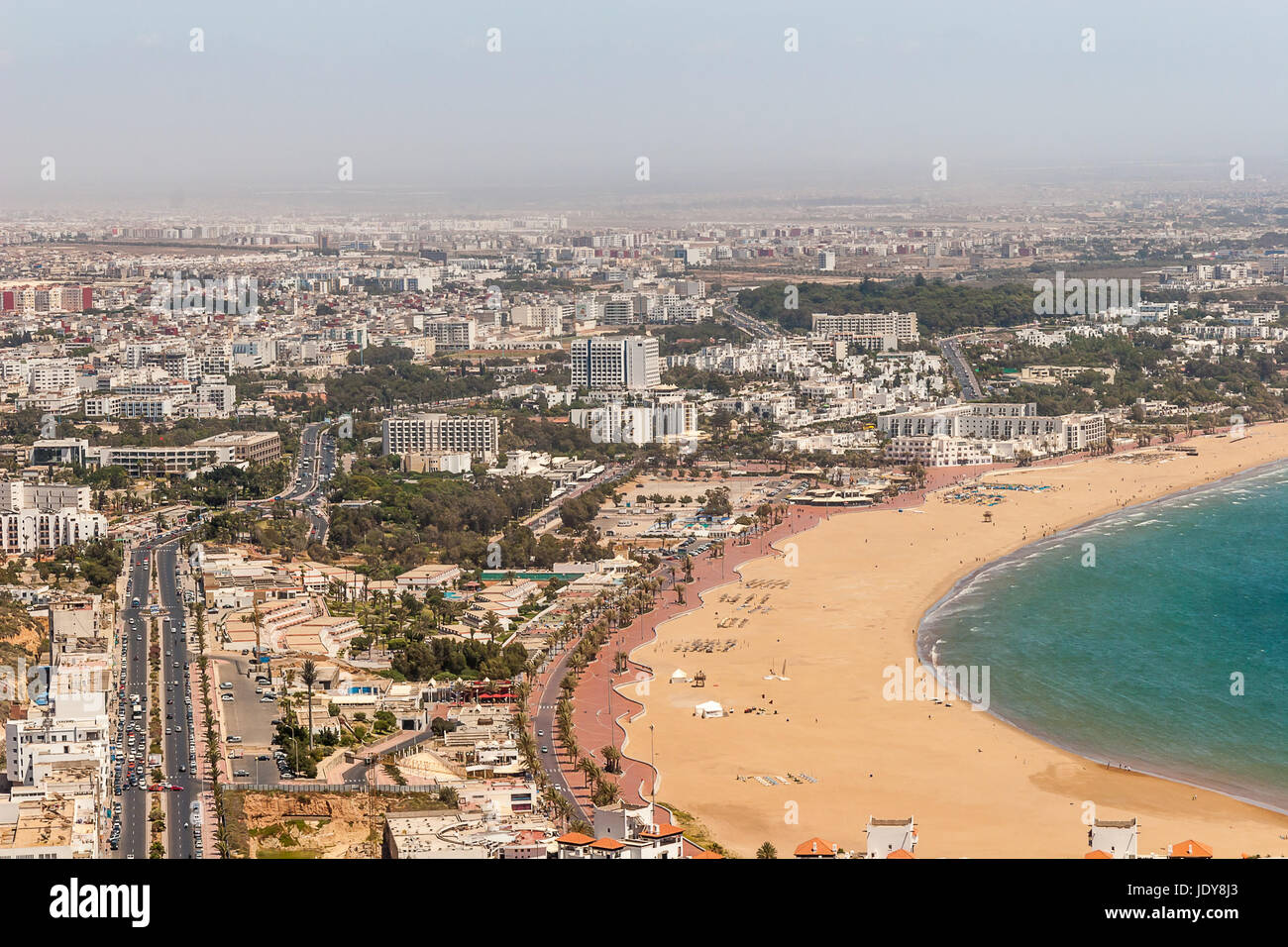City view of Agadir at summer, Morocco Stock Photo - Alamy