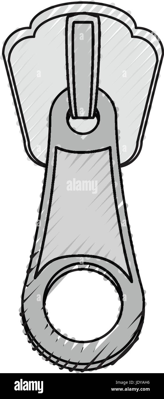 Zipper symbol icon vector illustration graphic design Stock Vector ...