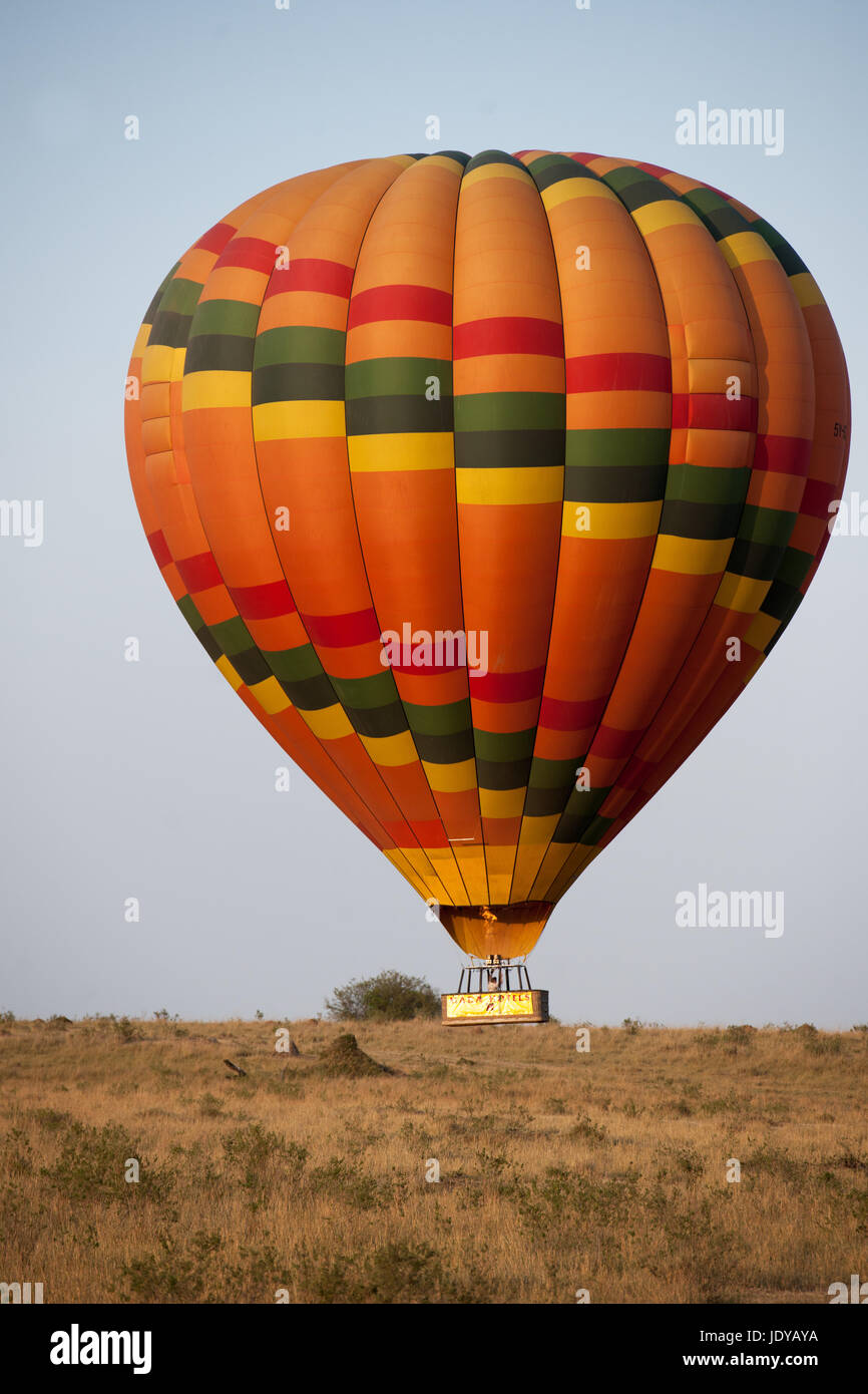 balloon in the savannah of kenya Stock Photo - Alamy