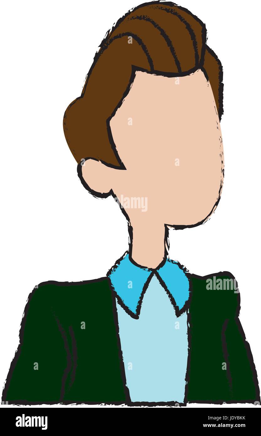 cartoon man business manager people portrait Stock Vector Image & Art ...