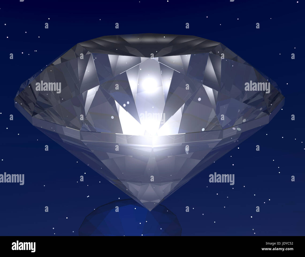 digital visualization of a diamond Stock Photo - Alamy
