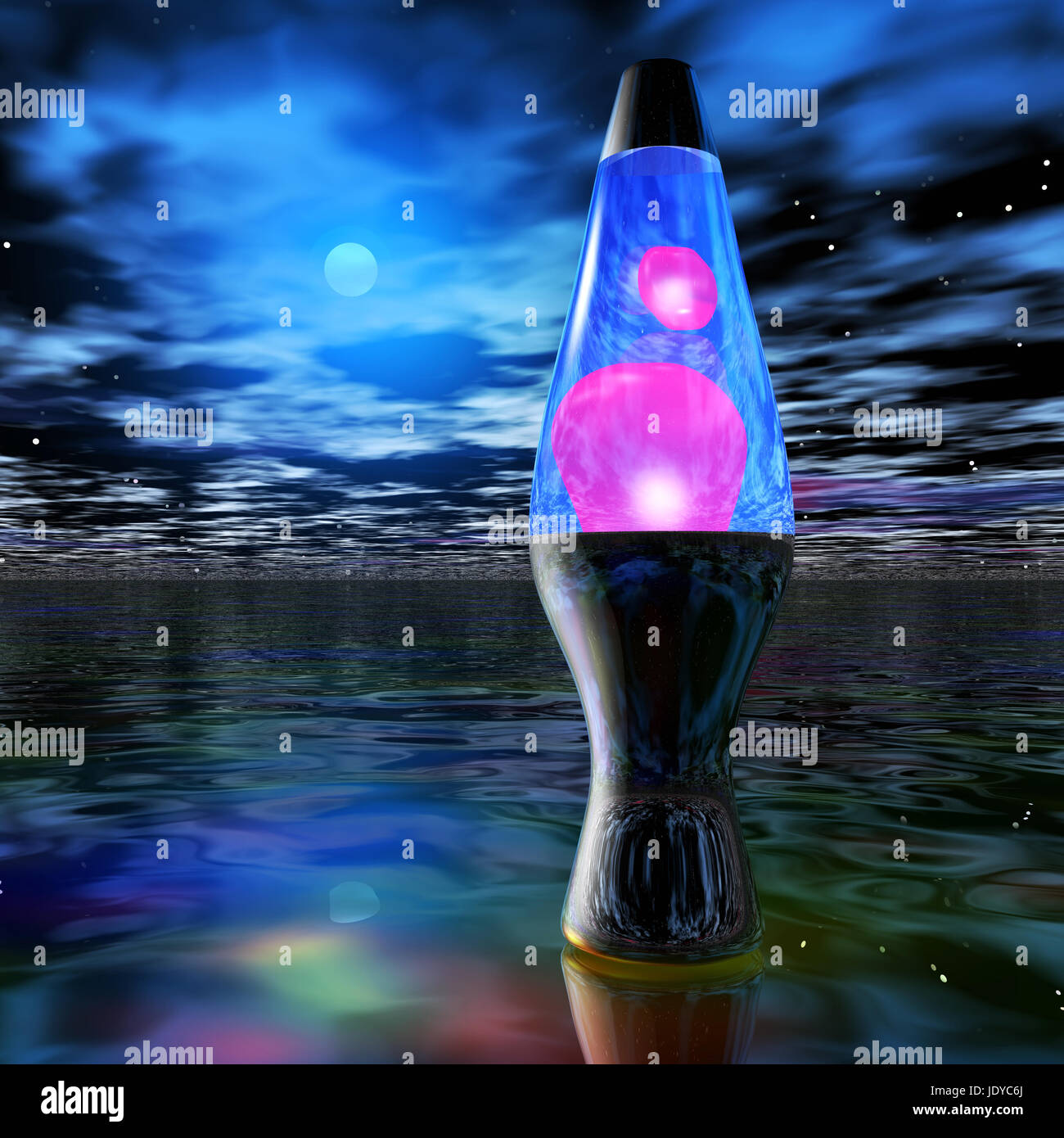 Blue lava lamp hi-res stock photography and images - Alamy