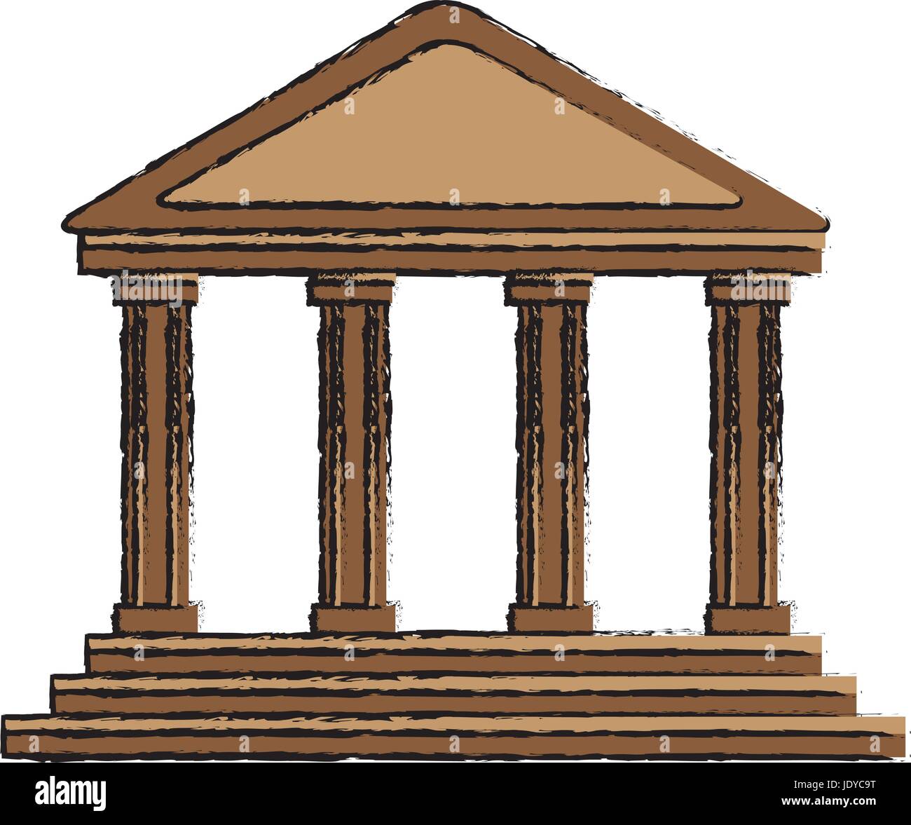 Bank in greek style Stock Vector Images - Alamy