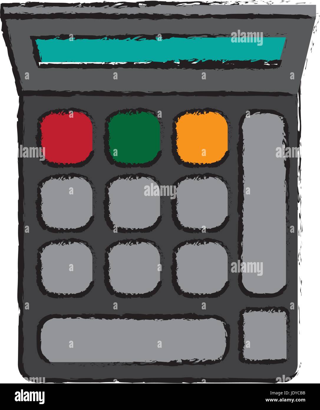 calculator financial economy equipment image Stock Vector Image & Art ...