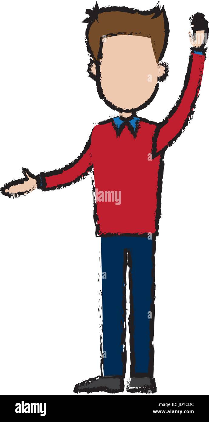 standing man character male people cartoon Stock Vector Image & Art - Alamy