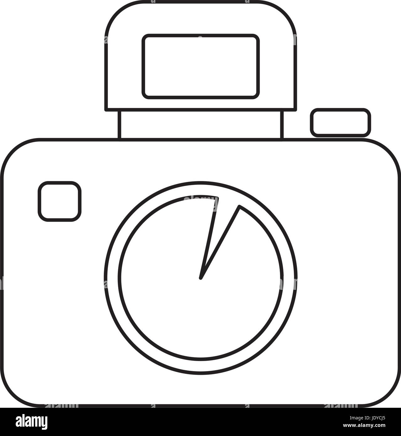 Professional photographic camera icon vector illustration graphic ...