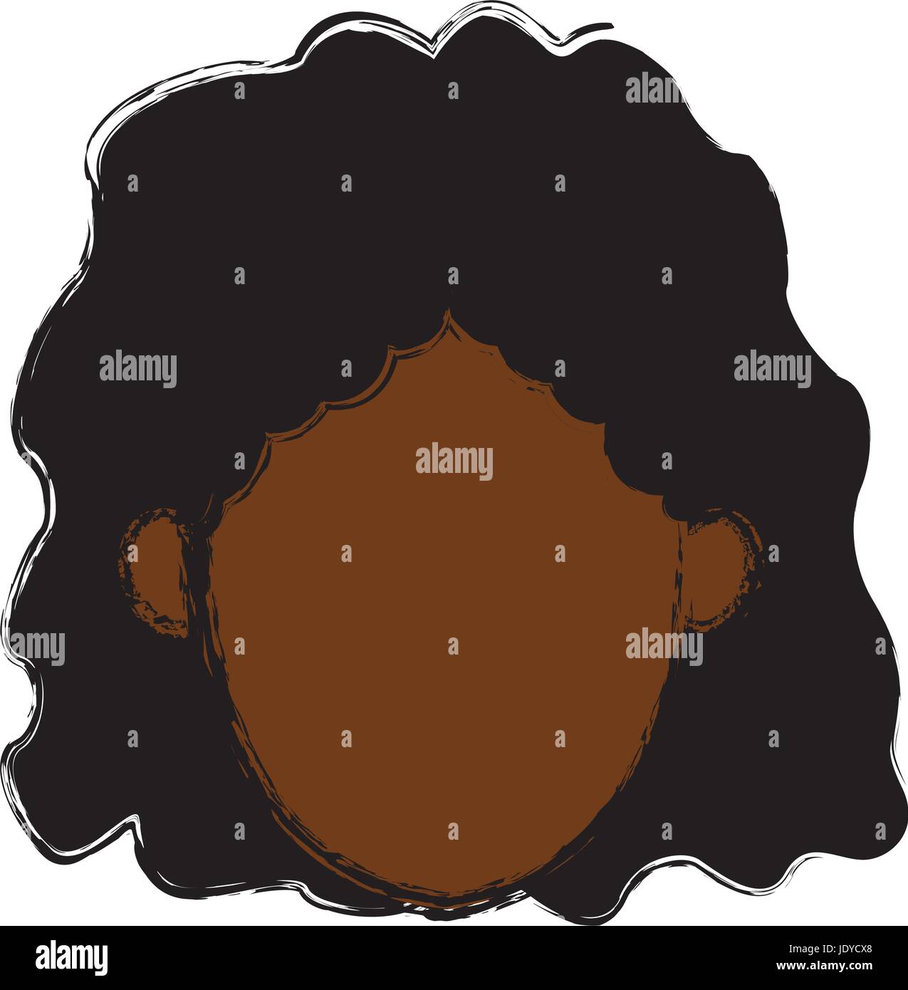 female character head woman avatar image Stock Vector Image & Art - Alamy