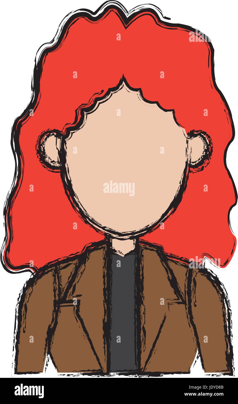 female character head woman avatar image Stock Vector Image & Art - Alamy