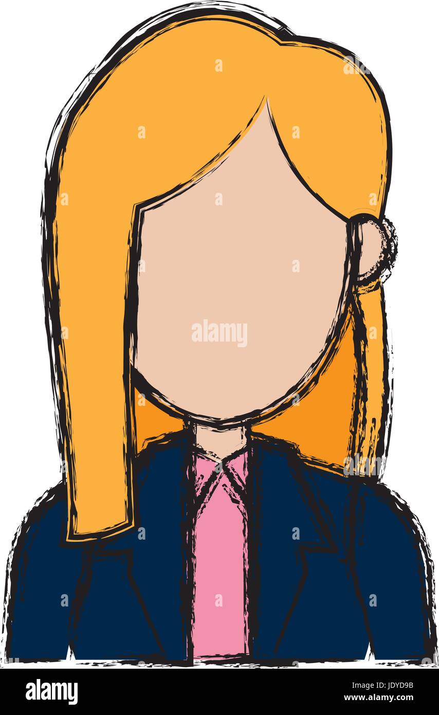 female character head woman avatar image Stock Vector Image & Art - Alamy