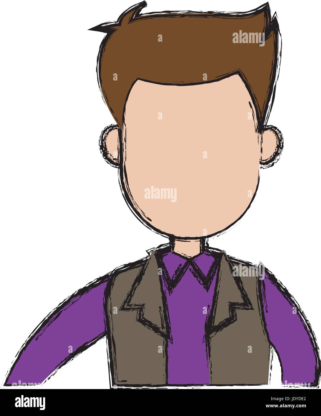 portrait man male profile character image Stock Vector Image & Art - Alamy