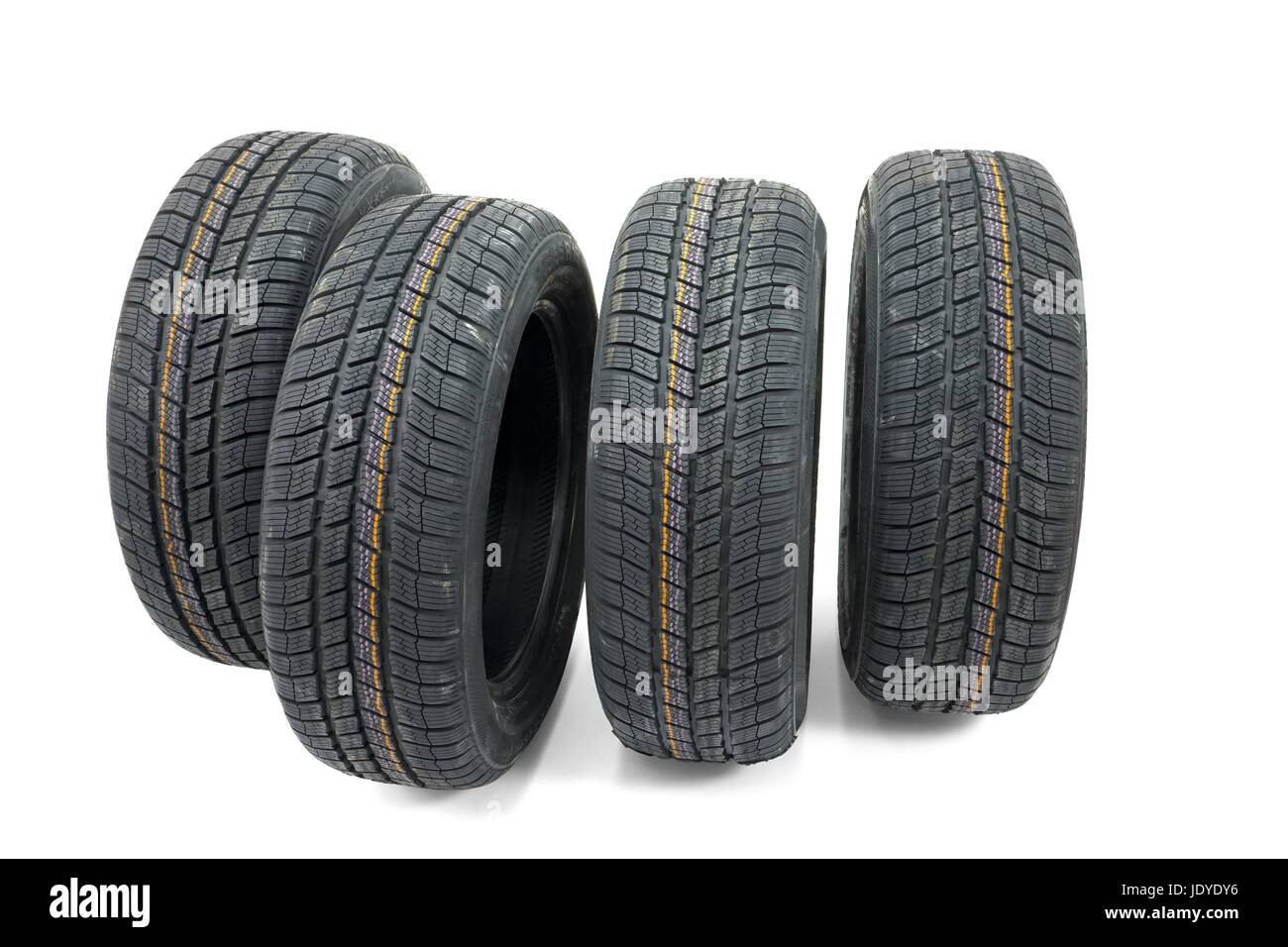 A set of new winter tyres Stock Photo - Alamy