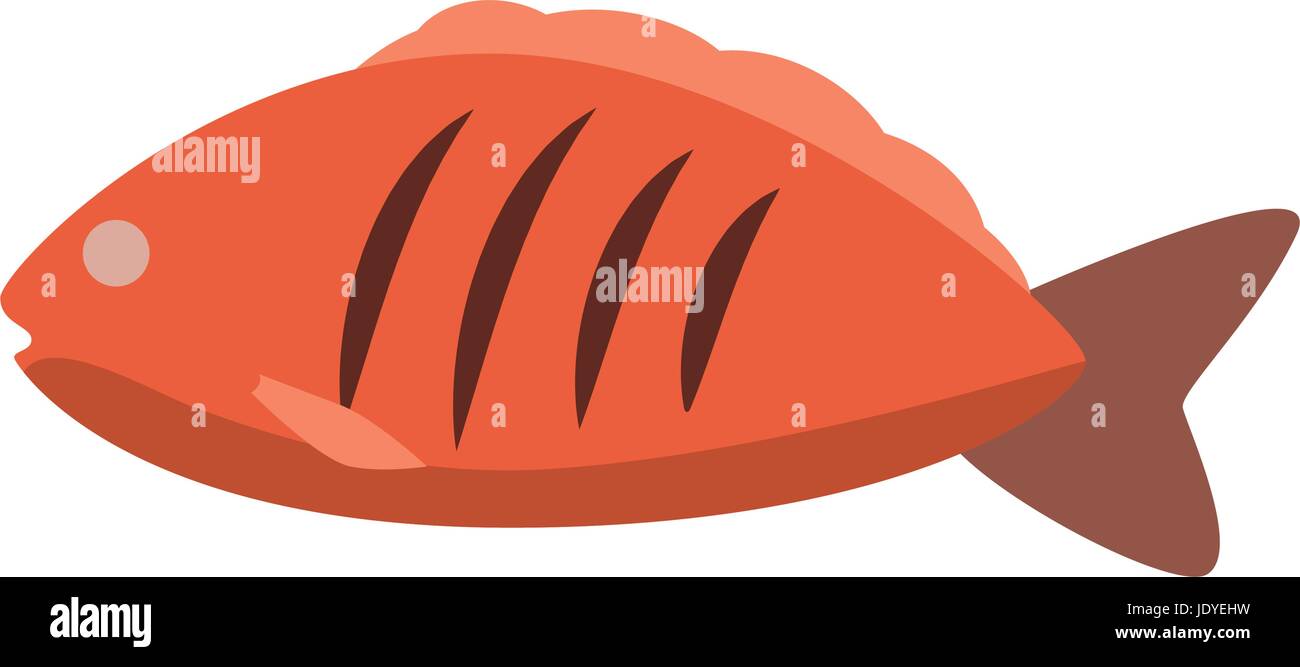 sea fish food icon vector illustration graphic design Stock Vector ...