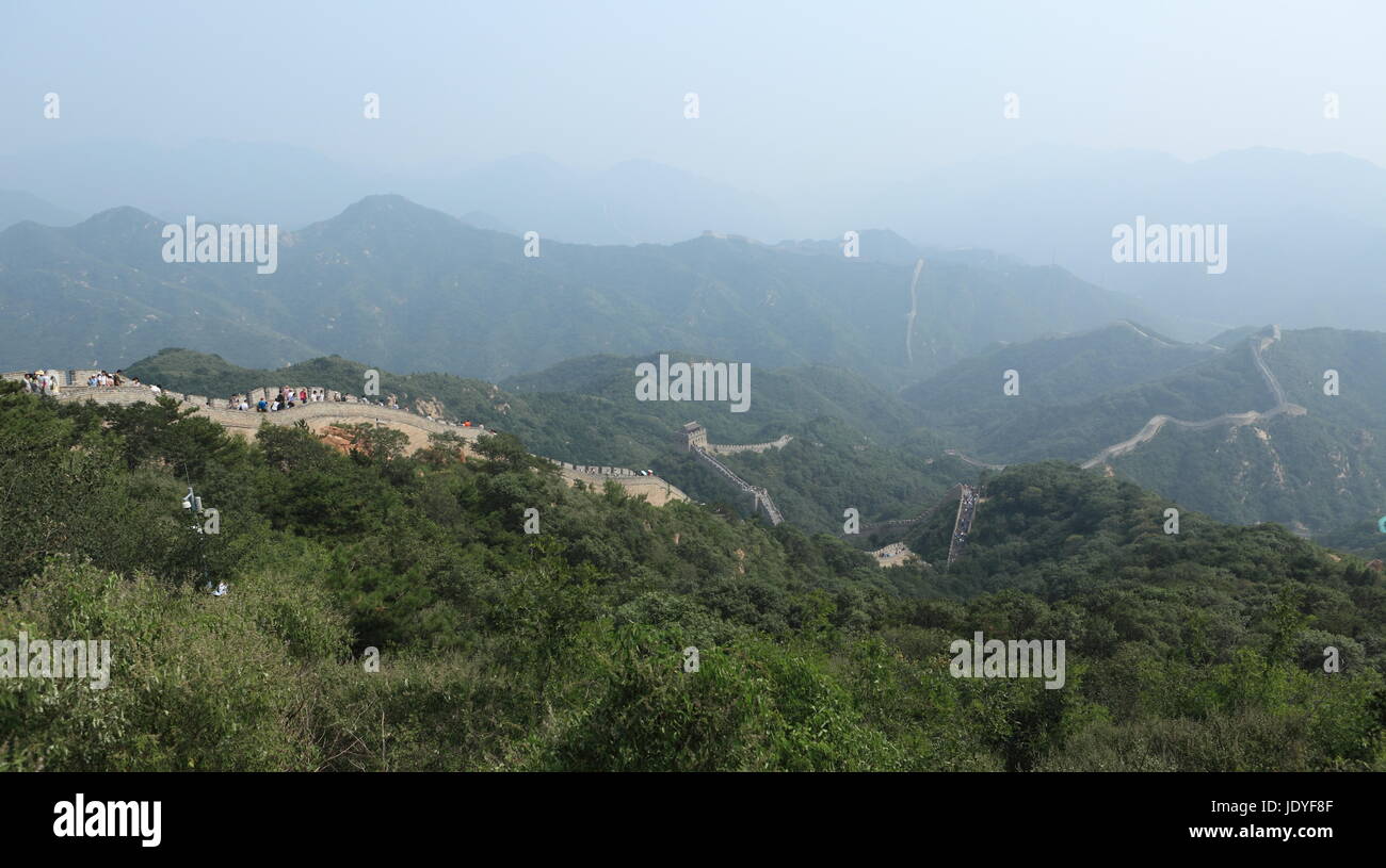 Great Wall Badaling Changcheng Beijing High Resolution Stock ...