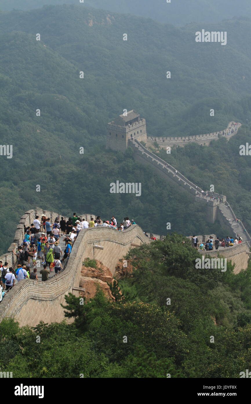 Great Wall Badaling Changcheng Beijing High Resolution Stock ...