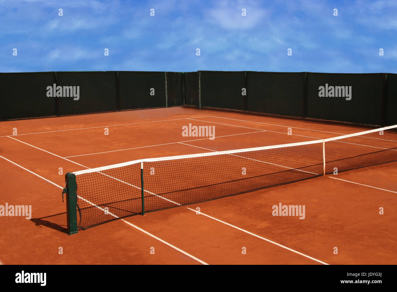 Tennis Photography: View of the Tennis Court Stock Photo - Alamy