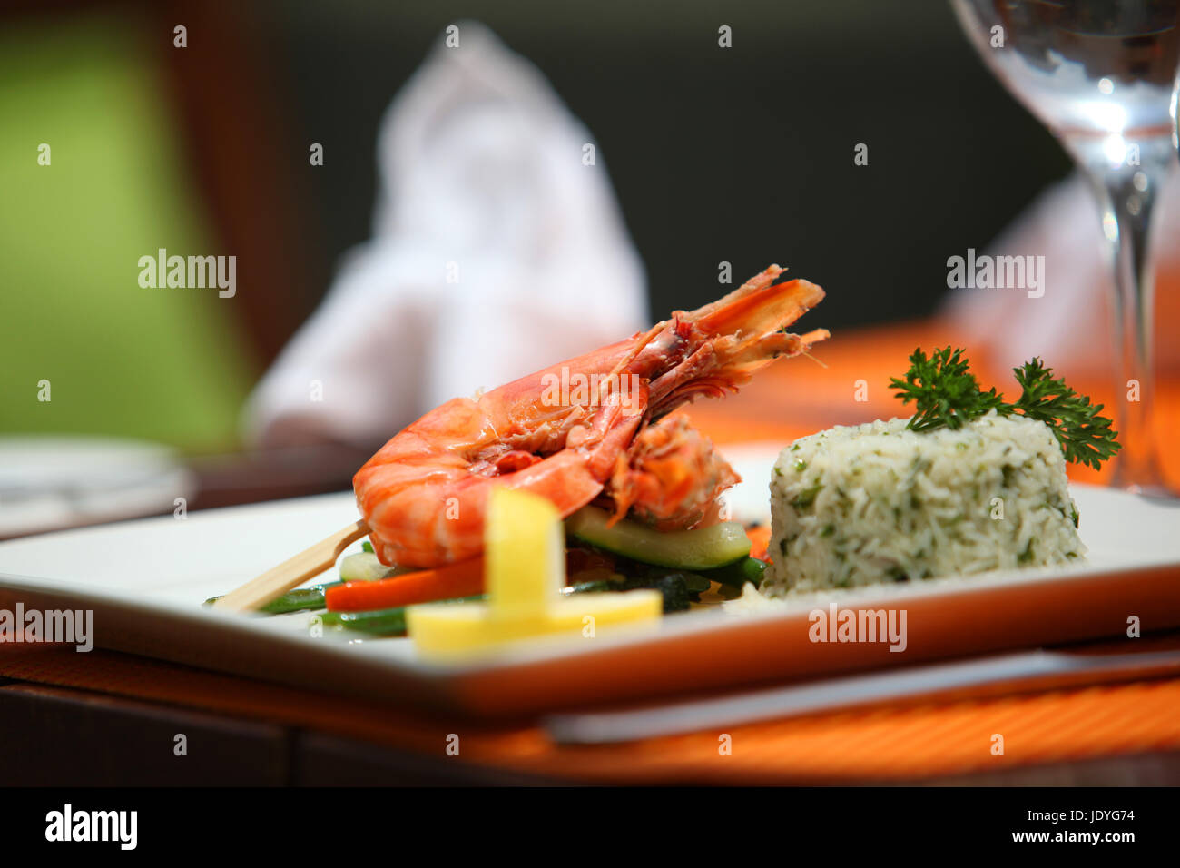 Closeup of indonesian food plate Stock Photo - Alamy