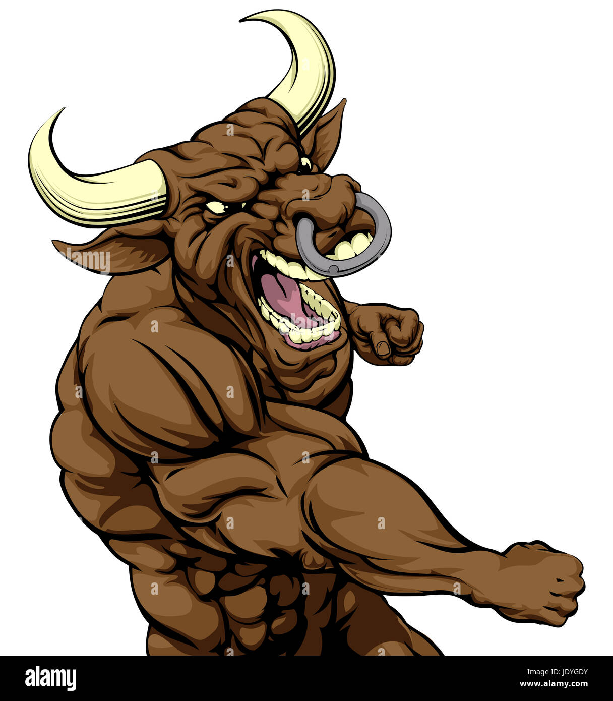 Illustration Mean Angry Looking Cartoon High Resolution Stock ...