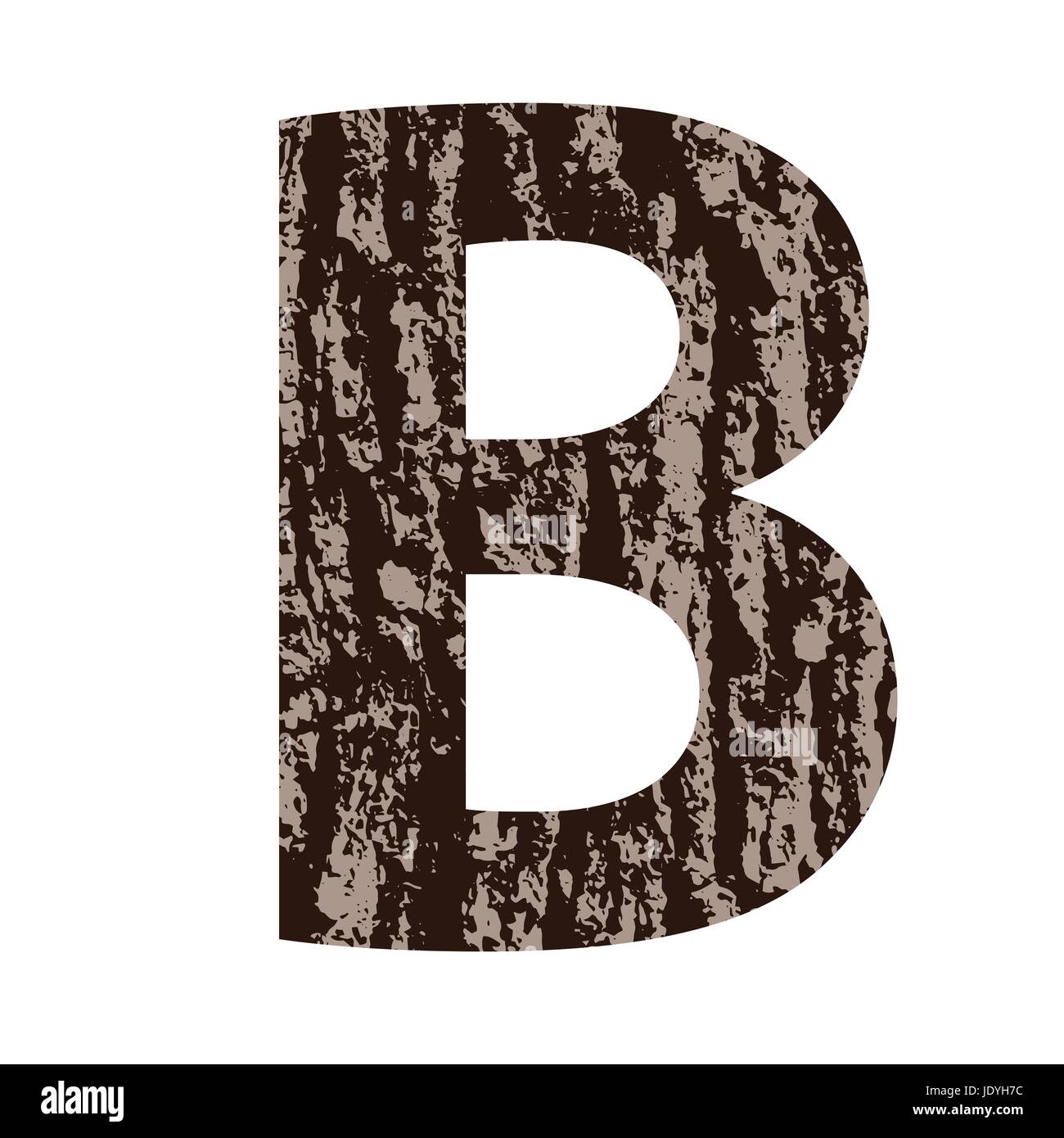 Illustration letter made from wood hi-res stock photography and images ...