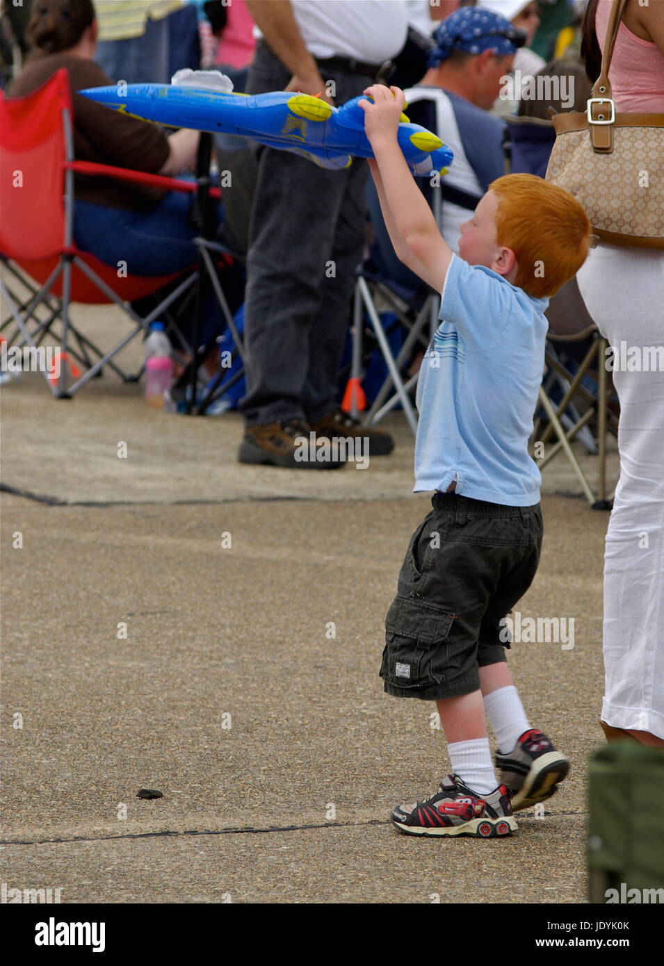 Air Show Boy Stock Photo - Alamy