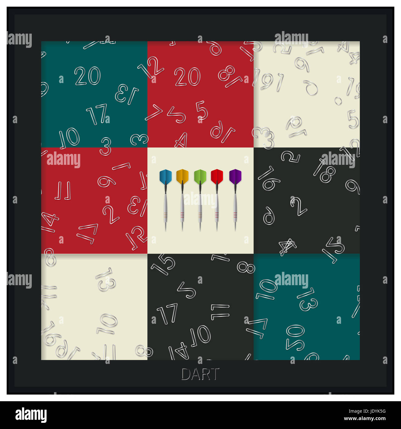 Conceptual dart board graphic design Stock Photo - Alamy