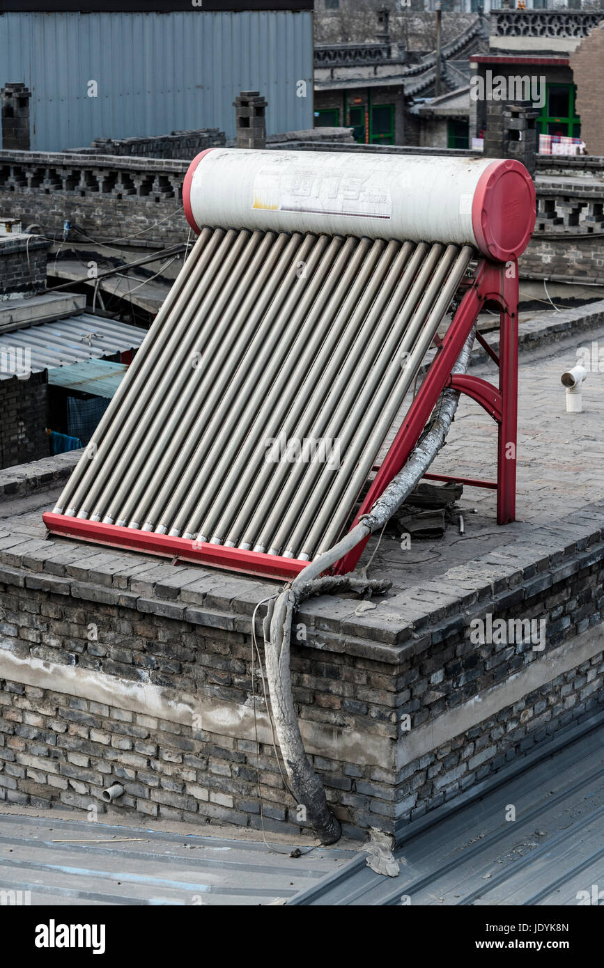 China roof solar panel hi-res stock photography and images - Alamy