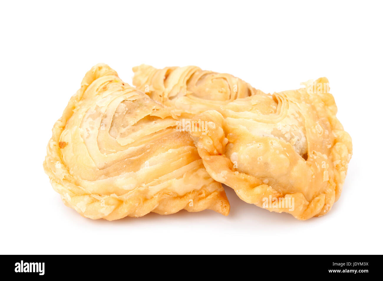 curry puff isolated on white background Stock Photo - Alamy