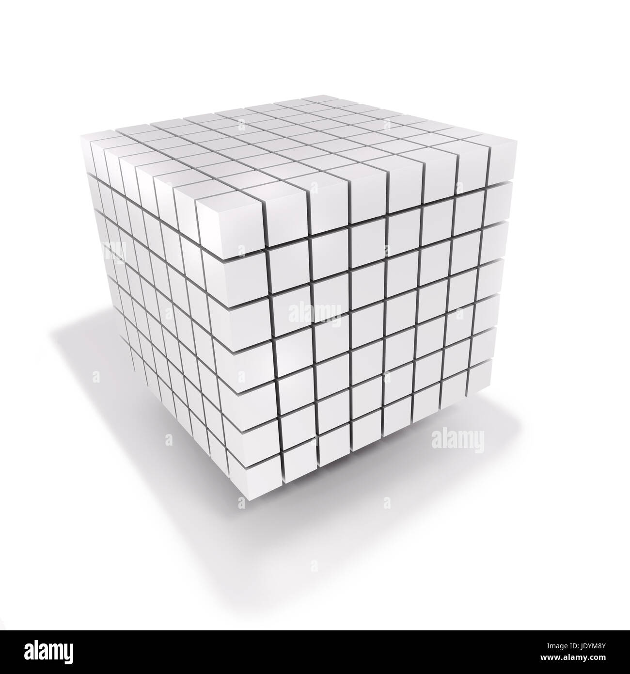 dice on many small cubes Stock Photo - Alamy