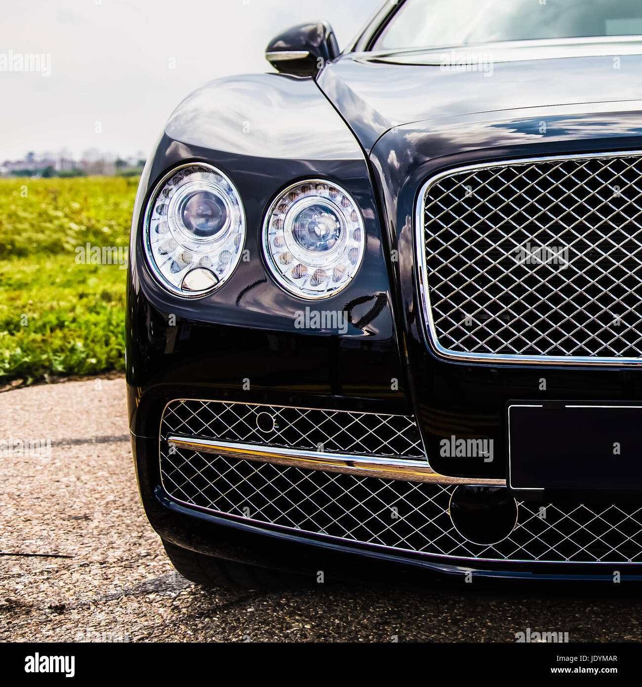 Front light of modern automobile Stock Photo - Alamy
