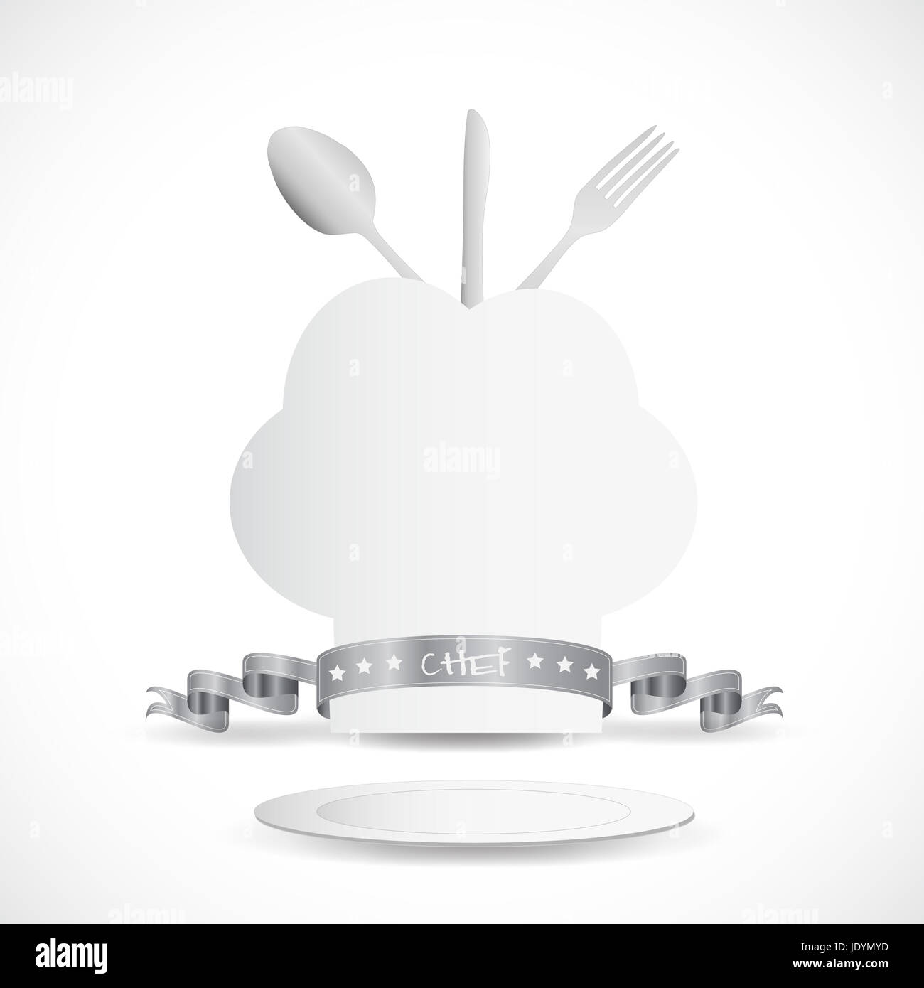 Silver chefs hat presentation hi-res stock photography and images - Alamy